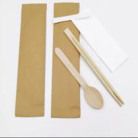 China 160 mm wholesale 100% environmentally friendly  wooden knife fork spoon napkin pepper with chopsticks & toothpick for sale