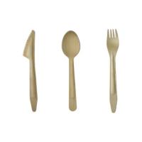 China 185mm disposable 100% natural material reinforced wooden coffee catering spoon wrapped individually for home and kitchen for sale