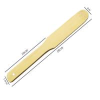 China 18Cm Disposable Biodegradable Bamboo Stuffing Spoon For Dumpling Wonton Stirring for sale