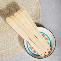 China 18Cm Disposable Biodegradable Bamboo Stuffing Spoon For Dumpling Wonton Stirring for sale