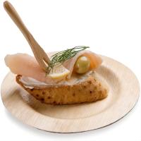 China Disposable European Style Low Carbon Bamboo Fork For Cakes Dessert Fruits in Bars for sale