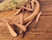 China Disposable European Style Low Carbon Bamboo Fork For Cakes Dessert Fruits in Bars for sale