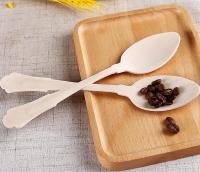 China Wooden Disposable Knife Fork And Spoon Set Degradable 20cm for sale