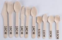 China Disposable Wooden Dessert Spoon Ice Cream Spoon 95mm Party Gathering Cake Spoon for sale