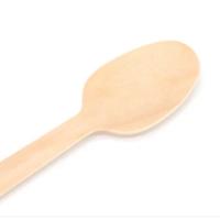 China Disposable Biodegradable 185mm Wooden Strong Knife Fork And Spoon Old Style for sale