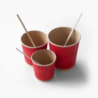 China 140mm Disposable Wooden Stirrer Coffee Bar Drink Stirrer For Bars Restaurants for sale