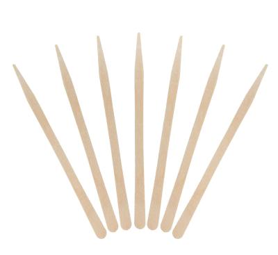 China Natural 3.5 Inch Disposable Royal Wooden Sandwich Pick Burger Sticker For Food Eating for sale