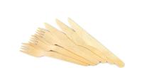 China Disposable Bidegradable Wooden Knife Fork Spoon Birch Wood 16cm For Party for sale