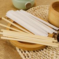 China 18cm Disposable Wooden Cutlery Coffee Wooden Stirring Sticks for sale