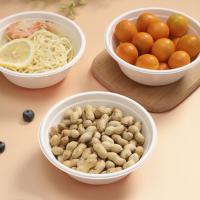 China Disposable Sugarcane Pulp Bowl Barbecue Household Picnic 17oz Disposable Bowl for sale