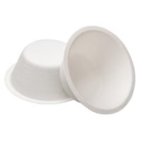 China 12oz Disposable Paper Bowl Round Household Outdoor Pulp Environmentally Friendly for sale