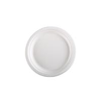 China Disposable Degradable Pulp Plate Bowl Lunch Box 9 Inch Sugarcane Paper Plate for sale