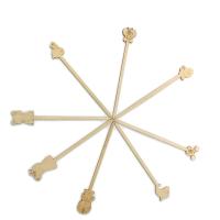 China Disposable Carton Style Bamboo Cocktail Picks Fruit Food Bamboo Picks for sale