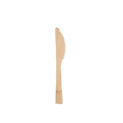China 140mm Disposable Biodegradable Bamboo Knife Small With Sharp Edge For Restaurants Home And Kitchen for sale