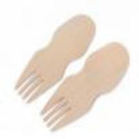 China 90 Mm Mizi Size Reusable Biodegradable Bamboo Fork For Food Eating Utensils  For Restaurants Hotels for sale