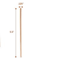 China 1000 Pack Wooden Bamboo Coffee Stirrers - 5.5 Inch Coffee Stir Sticks for sale