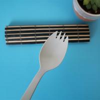 China Disposable Cornstarch Knife Fork Spoon Primary Color Sustainable Food Packaging Environmentally Friendly for sale