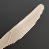 China Disposable Cornstarch Knife Fork Spoon Primary Color Sustainable Food Packaging Environmentally Friendly for sale