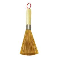 China 250mm Biodegradable Bamboo Brown Brushes In Kitchen Restaurants And Bars Practiced Tool for sale