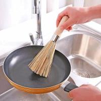 China 250mm Biodegradable Bamboo Brown Brushes In Kitchen Restaurants And Bars Practiced Tool for sale