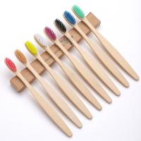 China Disposable Individually Box Packed Hotel Disposable Bamboo Wood Toothbrush for sale