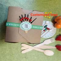 China Customized Disposable Economic Friendly Kraft Paper Food Container Takeout Box With Bamboo Pick Set for sale
