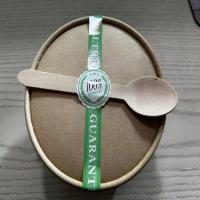 China Disposable Takeaway Kraft Paper Box With Spoon Fork Customized Set Food Container In Restaurants For Food Fruit for sale
