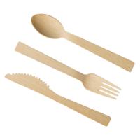 China 17cm Compostable Bamboo Spoon Biodegradable Disposable Spoon With Kraft Paper Bag for sale