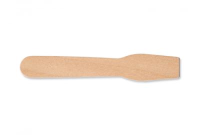 China Disposable Wooden Ice Cream Spoons Taster 9.5cm FSC® Food Grade for sale