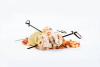China Party Decorations Bamboo Knot Skewers 6cm Appetizer Picks For Food for sale