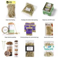 China Party Decorations Bamboo Knot Skewers 6cm Appetizer Picks For Food for sale
