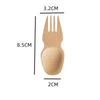 China Compostable Bamboo Biodegradable Spork Cutlery Utensils 3.5 Inch for sale