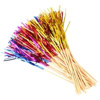China Disposable Bamboo Fireworks Bulk Toothpicks For Cupcake Toppers 10cm for sale