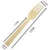 China 100 Nature Disposable Bamboo Wooden Cutlery Bulk Fork 17CM for sale