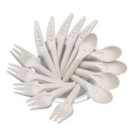 China Compostable Pulp Biodegradable Spoons And Forks Bulk 50 Count for sale