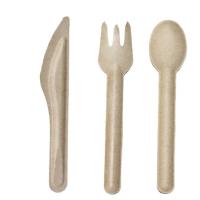 China Compostable Pulp Biodegradable Spoons And Forks Bulk 50 Count for sale