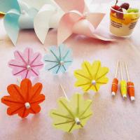 China FSC 10cm Disposable Fruit Decorative Bamboo Food Picks Skewers For Cocktail Party for sale