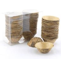 China Customized Biodegradable Wooden Disposable Bamboo Bowl For Wedding for sale
