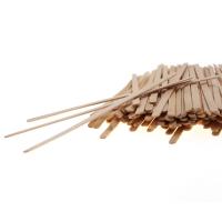 China Customized Wooden Stirrer Sticks For Milk Tea Hot Drink 140mm for sale