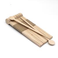 China Disposable Round Head Birch Wooden Stir Sticks For Tea Coffee 150mm for sale