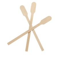 China Custom FSC Individually Packed Wooden Coffee Sticks For Coffee 15cm for sale