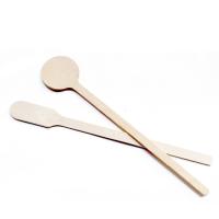 China Custom FSC Individually Packed Wooden Coffee Sticks For Coffee 15cm for sale