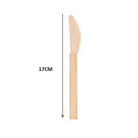 China 25Pcs Disposable Natural Bamboo Picnic Forks Knives for sale