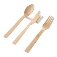 China 7'' Disposable Wrapped Cutlery Kit Biodegradable Spoon And Napkin Party Supplies for sale