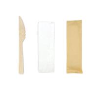 China 17cm Compostable Bamboo Spoon Biodegradable Disposable Spoon With Kraft Paper Bag for sale