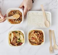 China FDA 16cm Salad Disposable Bamboo Compostable Sporks  Cutlery For Camping for sale