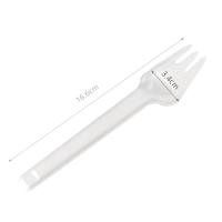 China 6.5'' Compostable Cutlery Sugarcane Bagasse Eco Friendly Disposable Forks 1000 Count for sale