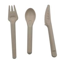 China 6.5'' Compostable Cutlery Sugarcane Bagasse Eco Friendly Disposable Forks 1000 Count for sale