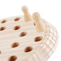China 5.5cm Wooden Montessori Baby Toys Memory Matchstick Chess Game for sale