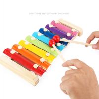 China Baby Unisex Kids Wooden Xylophone Toy Music Instrument Non Toxic for sale